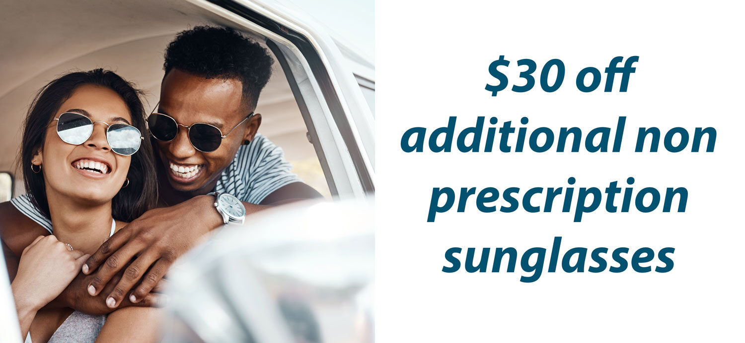 Special Prices on Eyeglass Lenses, Frames and Sunglasses